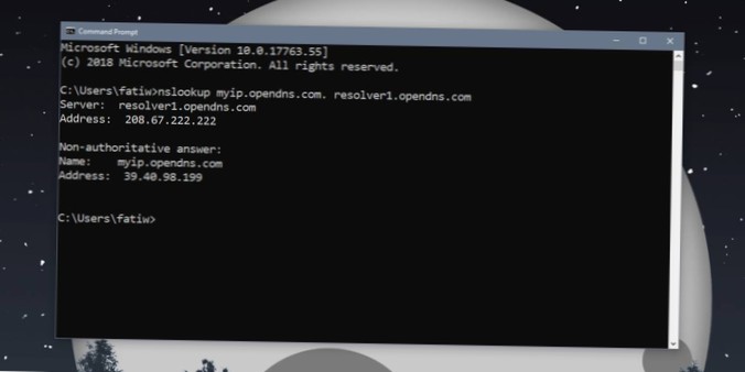 How To Look Up Your External IP Address From Command Prompt On Windows how-to-look-up-your-external-ip-address-from-command-prompt-on-windows