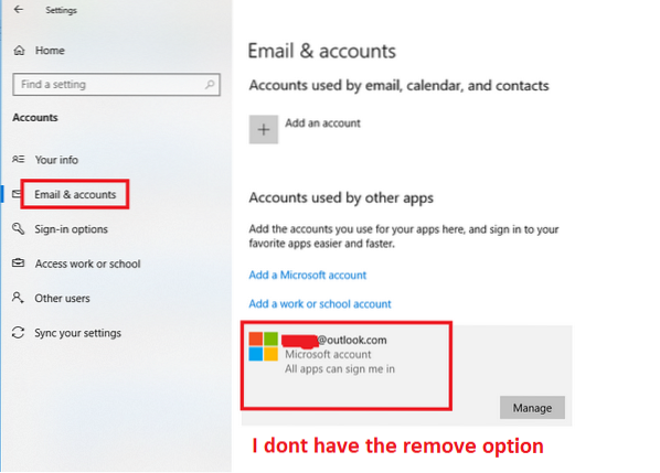 Come Rimuovere L account Di Lavoro Da Windows 10 Naneedigital
